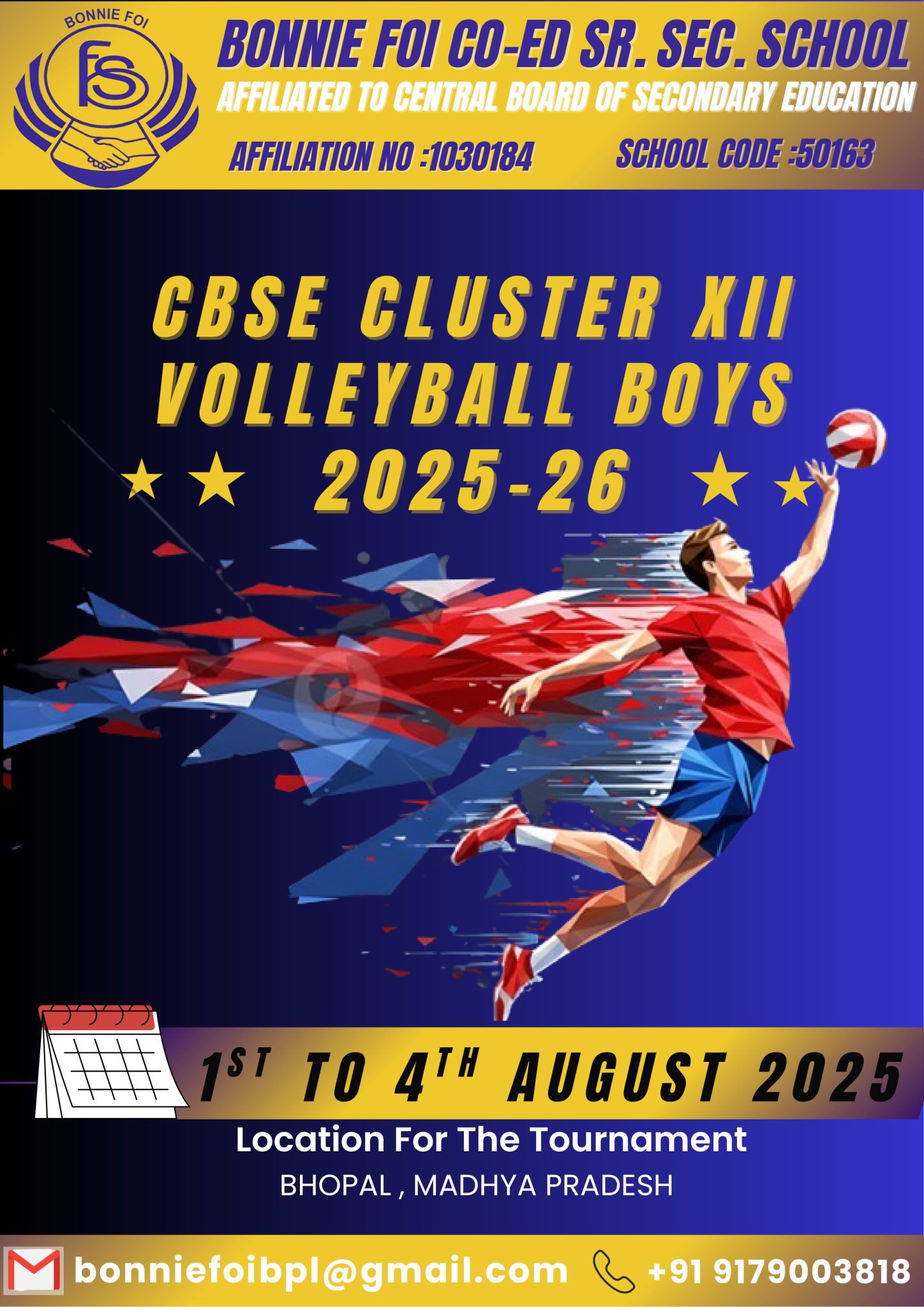 CBSE CLUSTER CIRCULAR – Bonnie Foi Co-Ed School